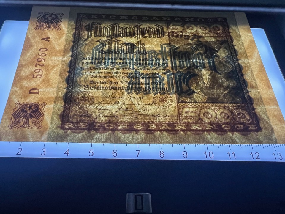 1922 Germany 4 Banknote Set Mark WW1 Pre WW2 Nazi Paper Money Kaiser ...