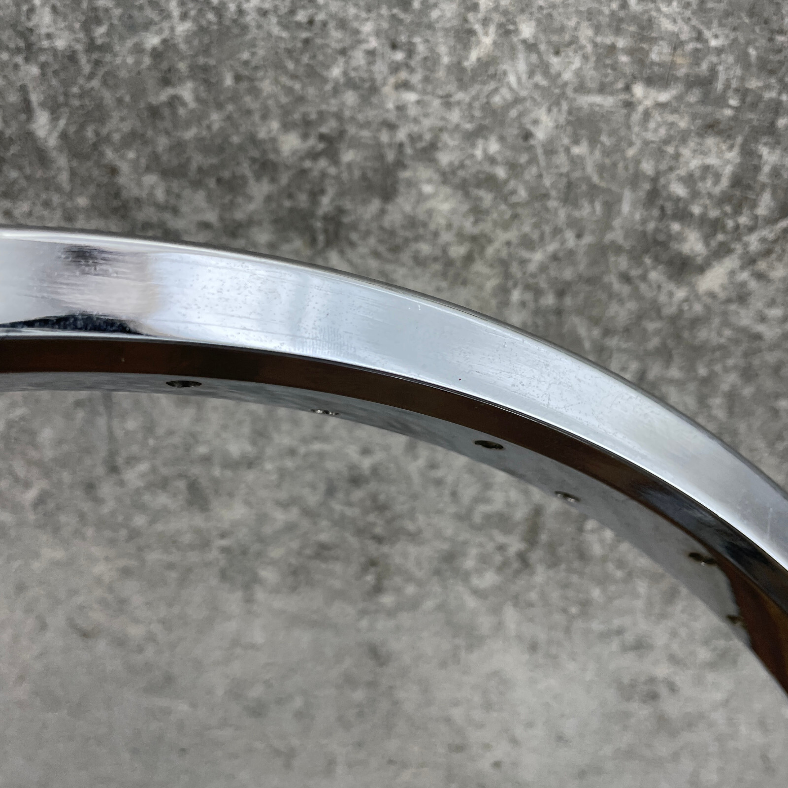 Old School BMX 48 Chrome Freestyle Rim Silver 48h PEELING Chrome 90s ...