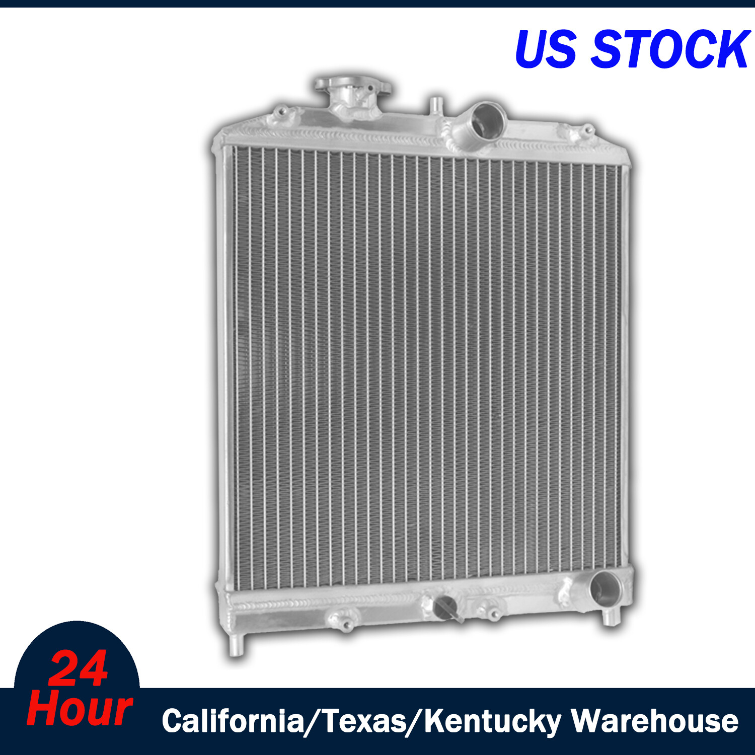 For 1992-2000 Honda Civic 1.5 /1.6L l4 4CYL (MT) 2Rows All Aluminum ...