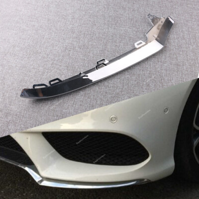 Front Left Side Chrome Bumper Trim Fit Mercedes-Benz E200 E250 E300 ...