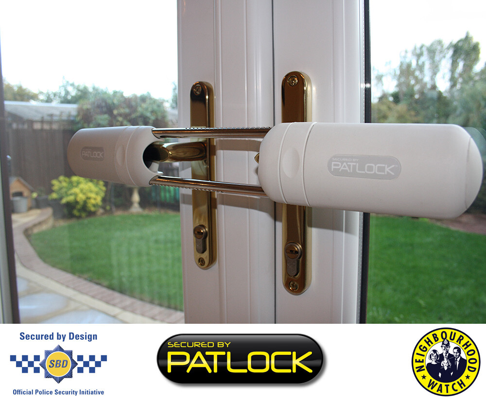 Patlock French Patio Double Doors Security Bolt As Seen On Dragons Den ...