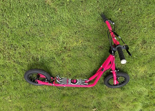 Pink Mongoose Expo Scooter 12" Wheels BMX Free Style Rotor Hand Brake ...