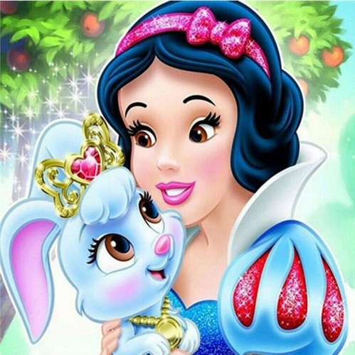 5D Full Drill Diamond Painting Snow White Diamond Art Relaxation Home ...