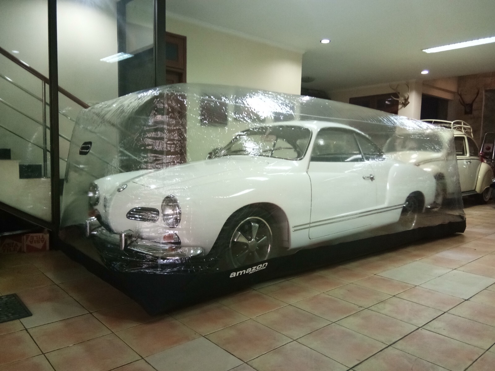 Amazon Protection Inflatable Capsule Car Bubble Cover 177.2" x 82.68” x ...