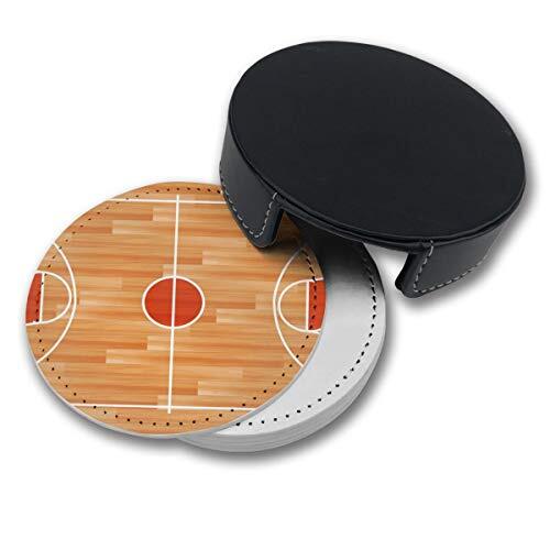 Basketball Court Drinks Coasters With Holder Suitable For Kinds Of Cups ...