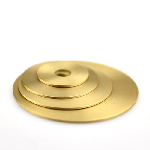 Brass Discs Round Sheet Plate Gasket Ø 20-150mm with 10mm Centre Hole ...