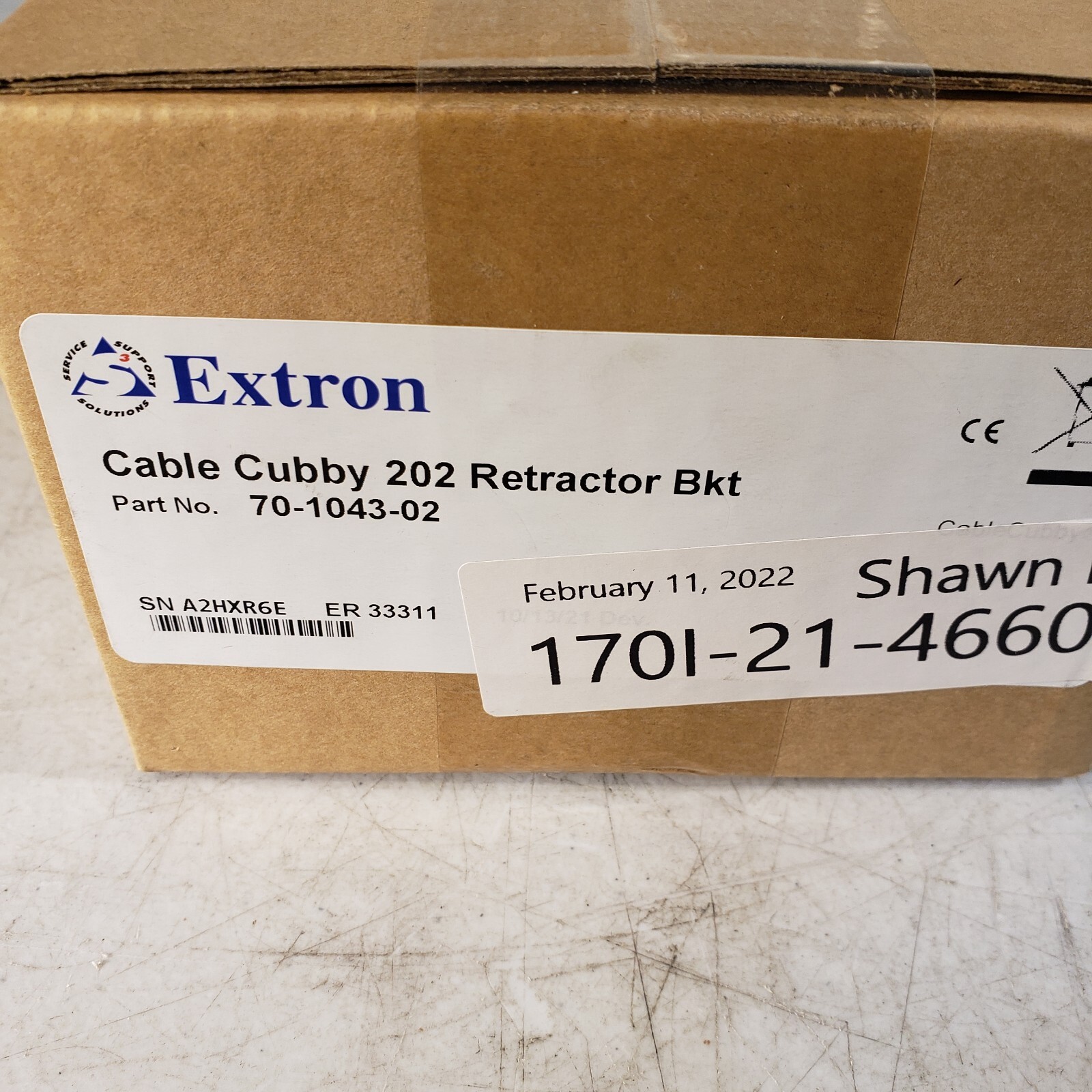 Extron Cable Cubby 202 Retractor Bracket 70-1043-02 for sale online | eBay