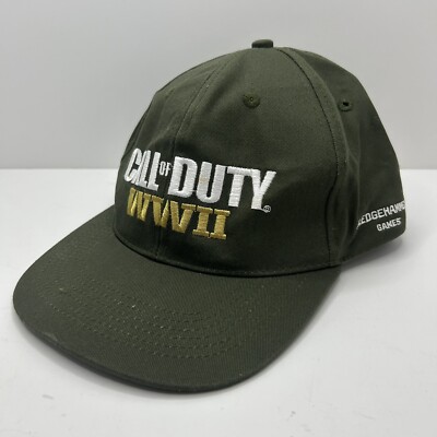 Call Of Duty WWII World War 2 Promo Merch COD Green SnapBack Hat | eBay