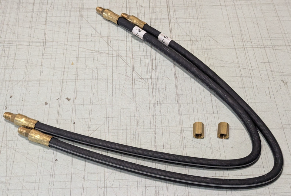 Flexible Brake Line Kit 1/8"x24" Marine 3000 PSI 81099 NEW | eBay