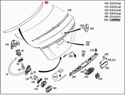 Genuine MERCEDES W213 E-CLASS W213 Trim strip 2137570000 | eBay