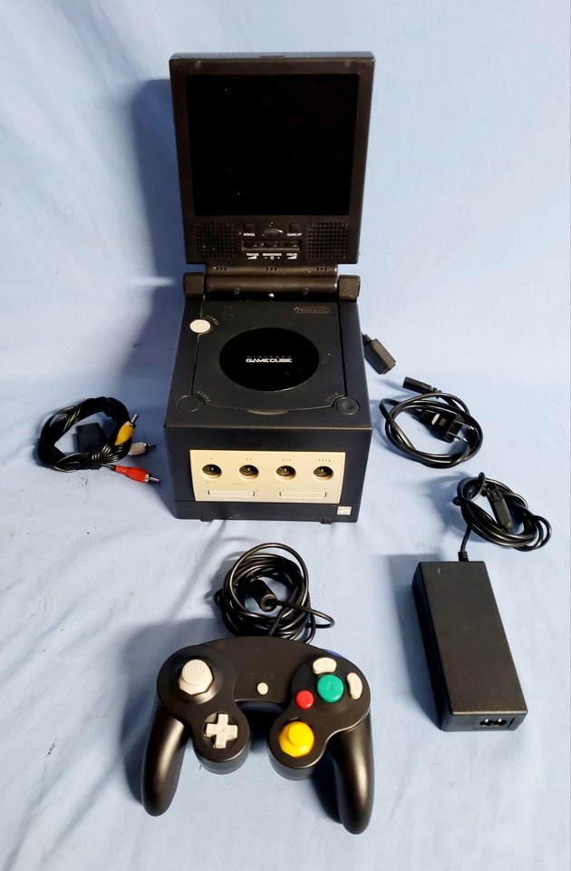 Gamecube Console And Intec Portable Gamecube Screen With One Controller ...