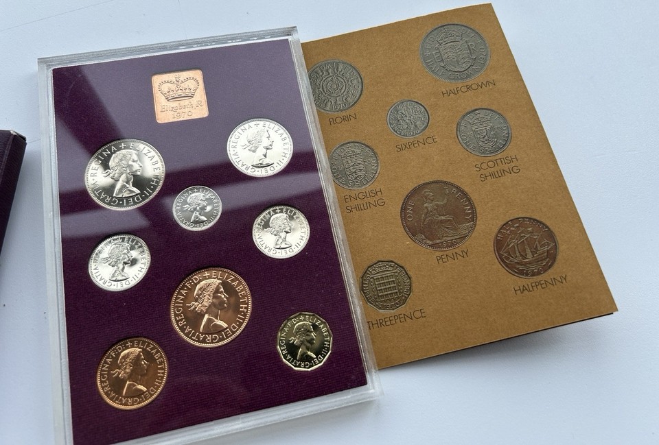 1970 ROYAL MINT COINAGE OF GREAT BRITAIN AND NORTHERN IRELAND PROOF ...