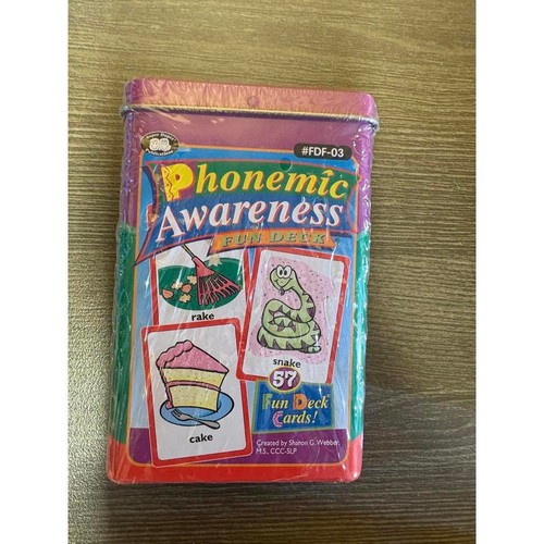NEW! Phonemic Awareness Fun Deck - Rhyming Picture Cards for Children ...