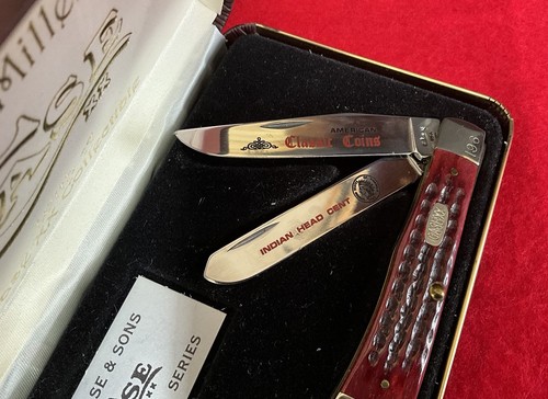 Case XX Celebrate The New Millennium Y2K American Classic Coins Trapper Knife | eBay