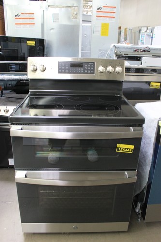GE JBS86SPSS 30" Stainless Freestanding Double Oven Electric Range NOB ...