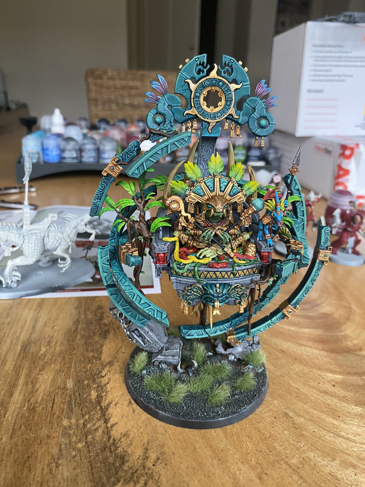 Lord Kroak Games Workshop AOS Seraphon Lizardmen COMISSION painted to ...