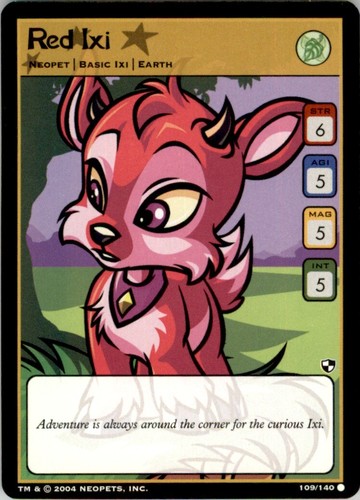 2004 Neopets TCG Red Ixi #109 Near Mint | eBay