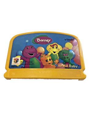 Vtech V Smile Baby Barney Cartridge 2007 Learning Activities Shapes ...