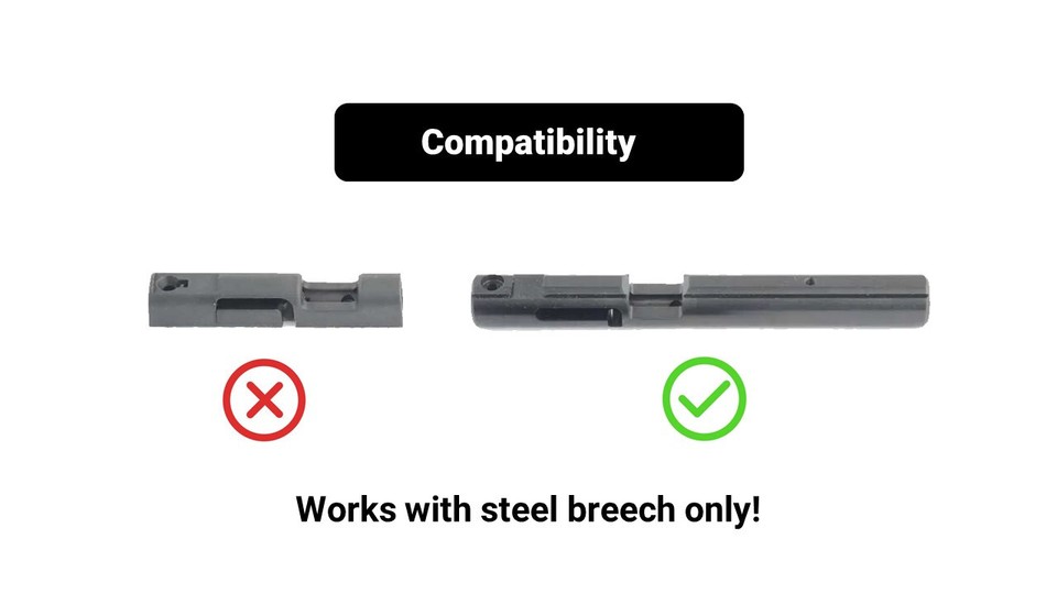 Crosman 2240, 1377, 1322 Ghost Ring / Peep / Fixed Rear Sight for Steel ...