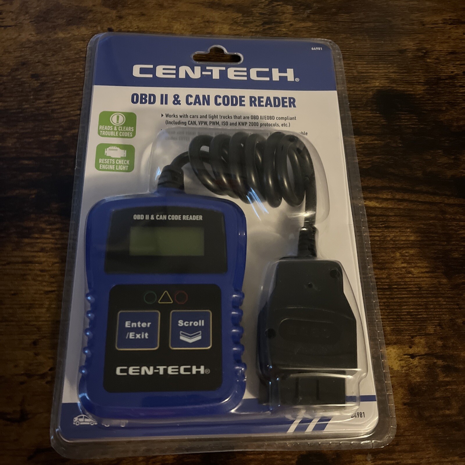 CEN-TECH OBD II Code Reader 64981 - 792363649810 FAST for sale online ...