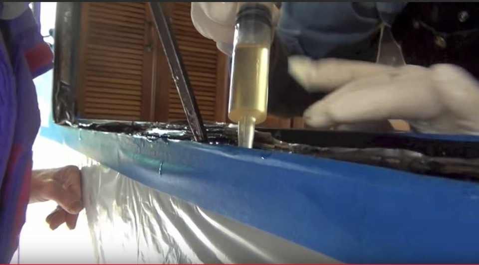 Epoxy Resin Thin Injectable Glue For RV Panel Delamination & Wood Rot ...