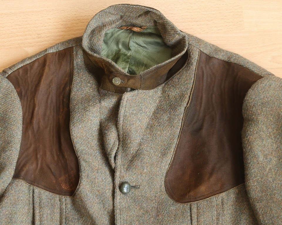 Eddie Bauer Harris Tweed Norfolk Jacket 39L (Fits Larger) Made in USA ...