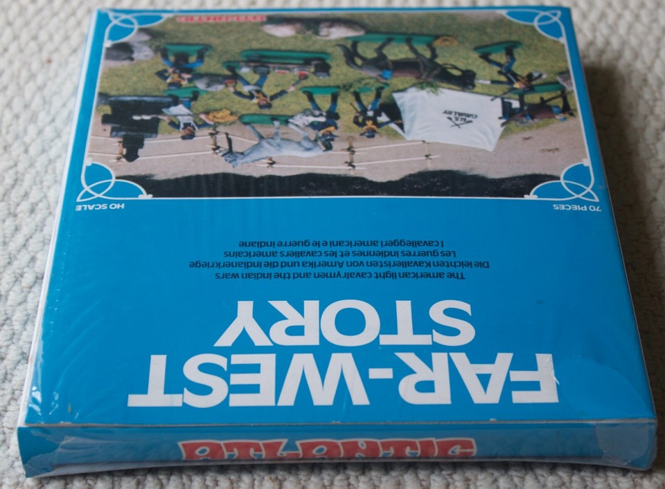 Atlantic Toy Soldiers sealed Box scale ho 1/72 1554 us cavalry far west ...