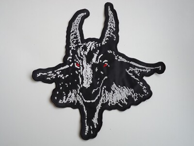 BATHORY GOAT EMBROIDERED BACK PATCH | eBay