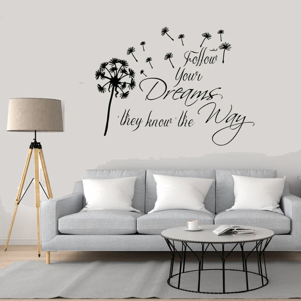 Follow Your Dreams Wall Decal