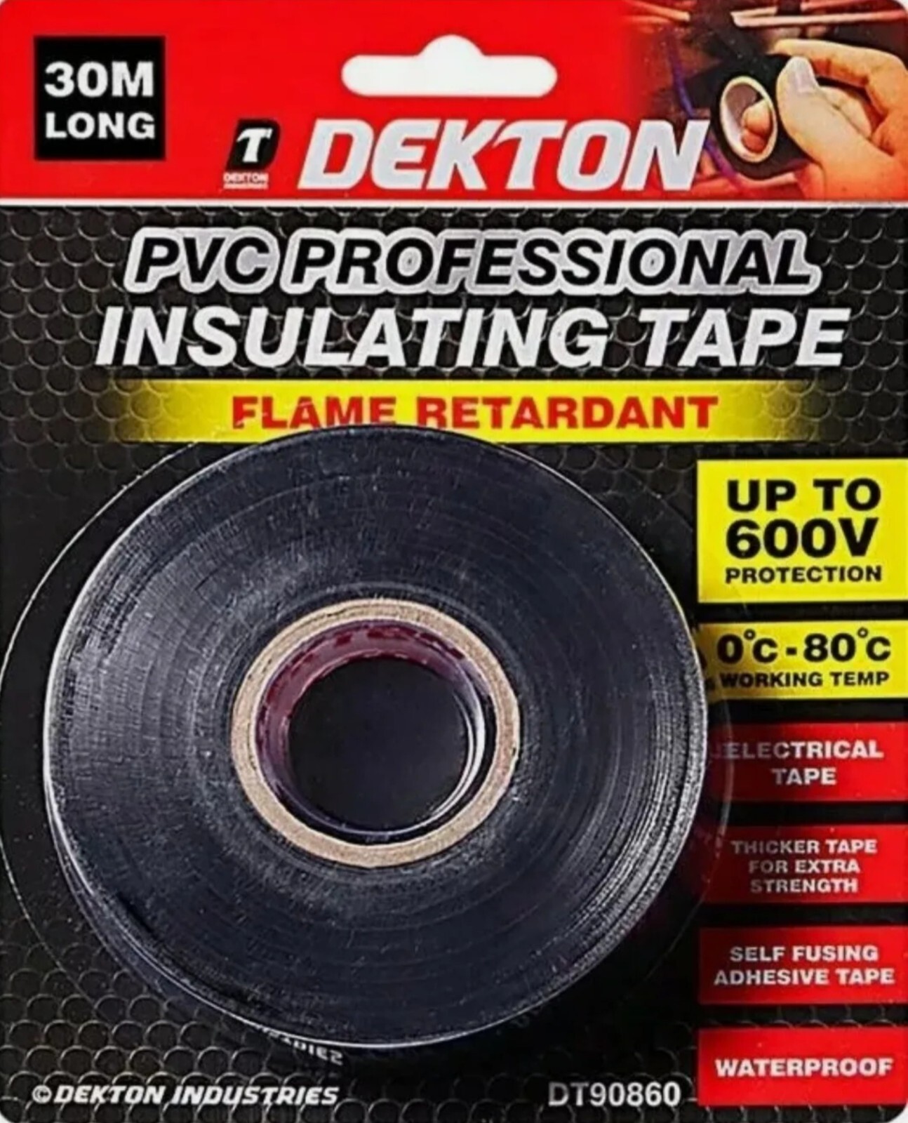 Insulation Tape PVC Electrical Flame Retardant Weather Water Resistant ...