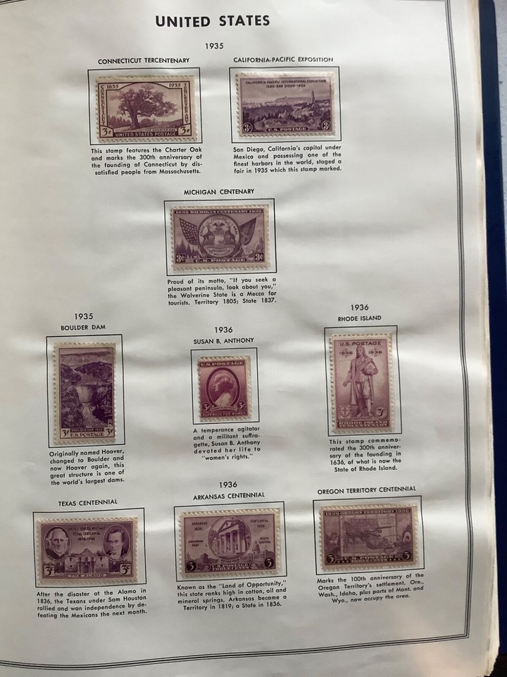 US Stamp Collection in a Harris Liberty Album - MINT CONDITION STAMPS ...