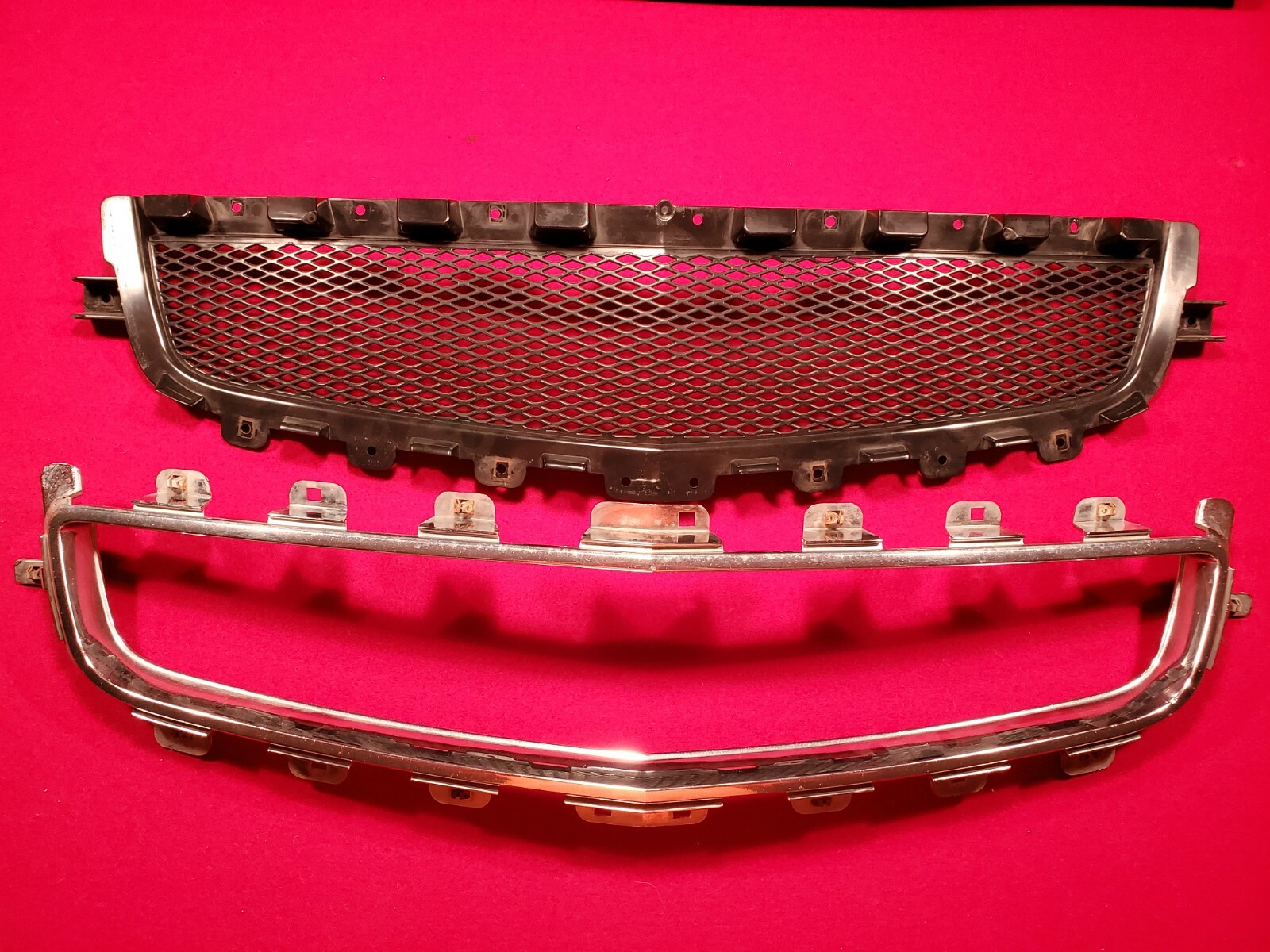 2008-2012 Chevrolet Malibu Front Grille Middle Center and Lower 6409423 ...