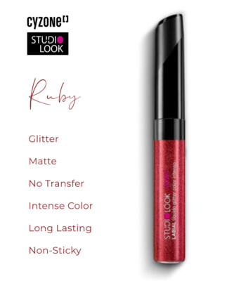 Cyzone Studio Look Liquid Lipstick Intense Color • NO TRANSFER GLITTER ...