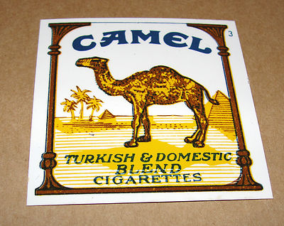 CAMEL Cigarettes RJR Tobacco Co Vending Machine Plastic Label Tag 2"x 2 ...