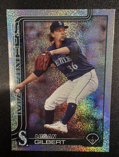 2025 Topps Series 1 Logan Gilbert Sand Glitter Parallel #66 Mariners | eBay