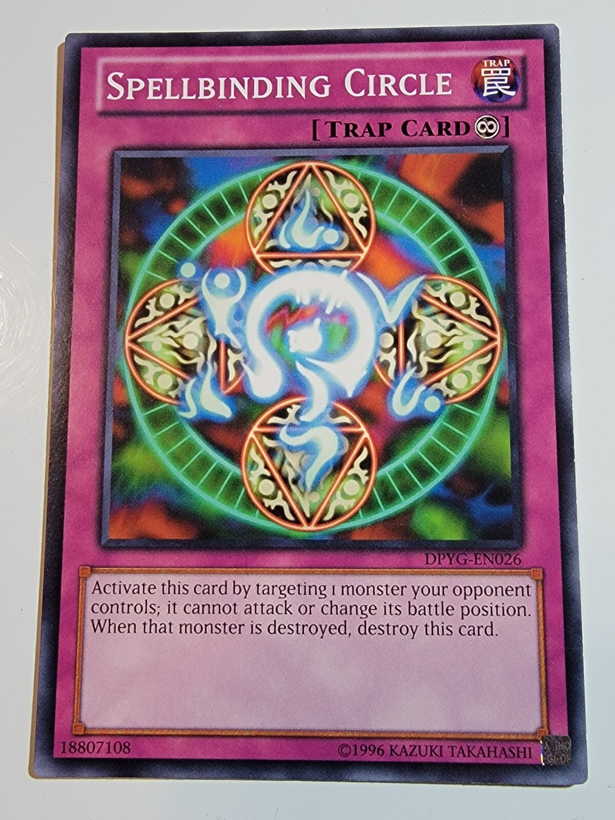 Spellbinding Circle DPYG-EN026 Common Unlimited Yugioh | eBay