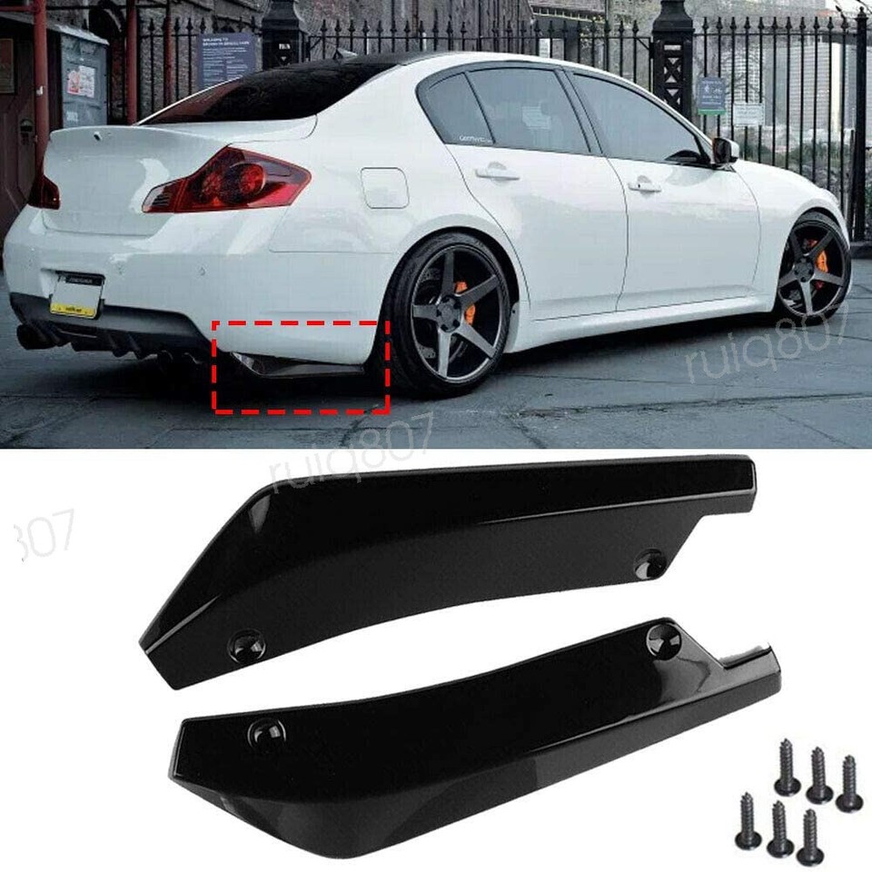 Front Rear Bumper Lip Spoiler Body Kit Splitter Side For Dodge Magnum R ...