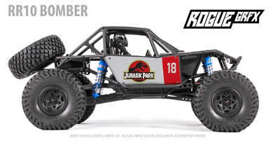 Axial RR10 Bomber Body Graphic Wrap Skin- Jurassic | eBay