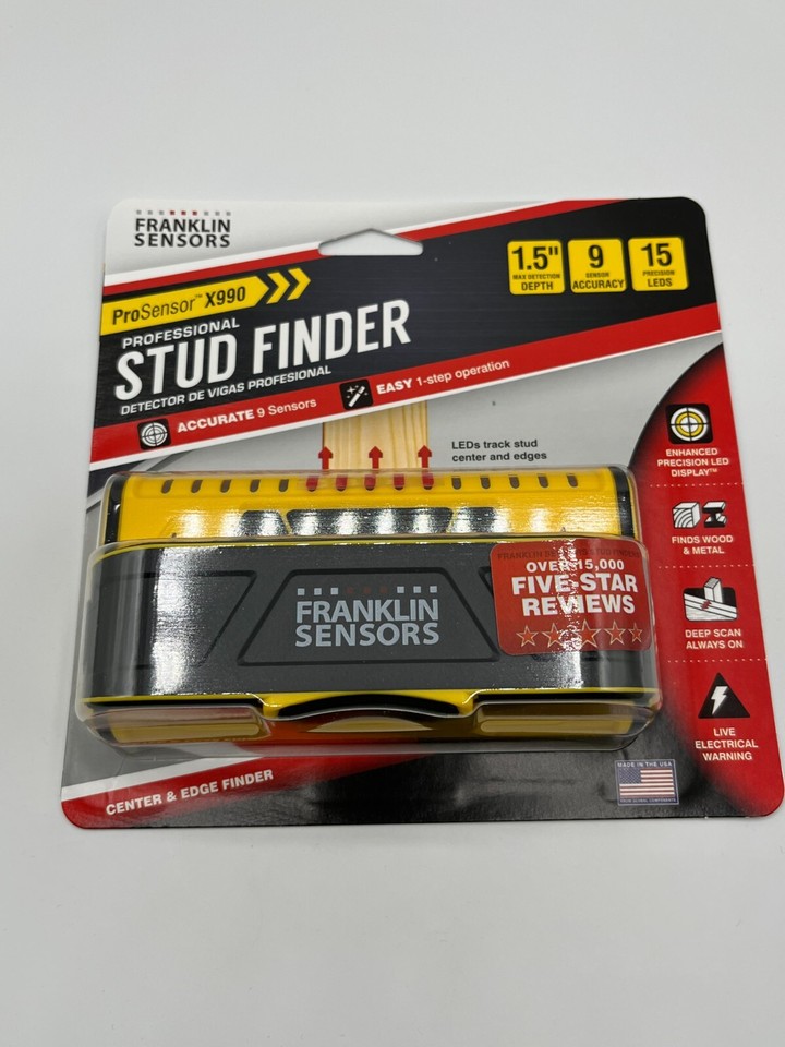 Franklin Sensors ProSensor X990 1.5-in Scan Depth Metal and Wood Stud ...