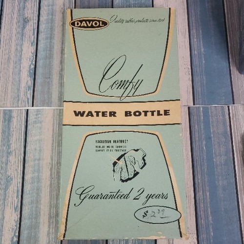 Vtg COMFY by DAVOL 2 Quart Combination Water Bottle & Syringe (BAG ...