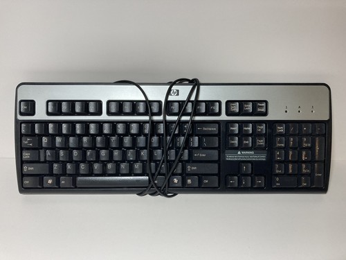 HP SK-2880 PS/2 Wired Desktop Keyboard 434820-002 Black QWERTY English ...