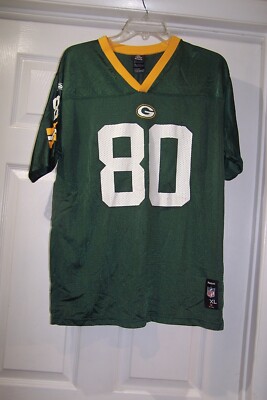 Reebok Donald Driver #80 Green Bay Packers NFL Mesh Jersey Size (18-20 ...