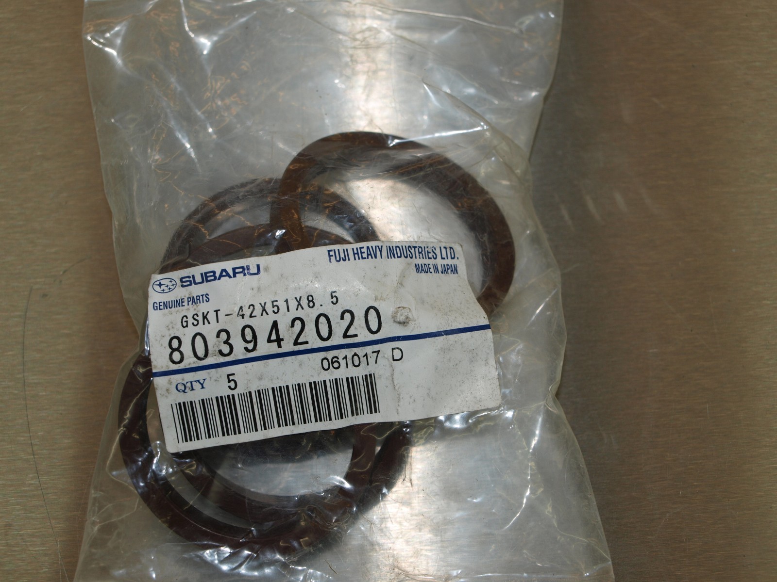 Subaru 803942020 Genuine OEM oil filler neck seal | eBay