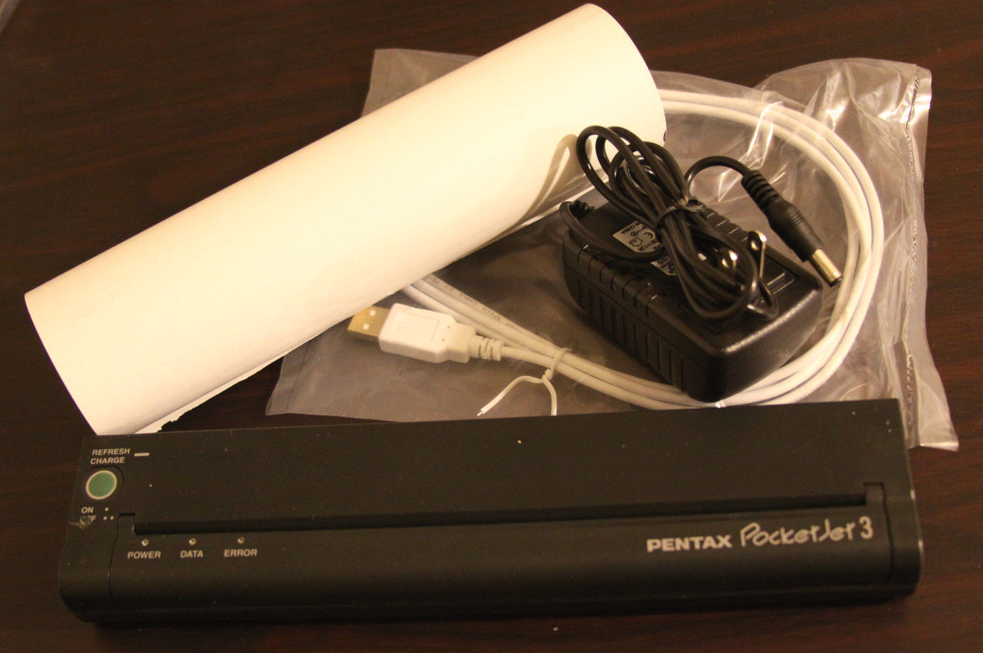Pentax Pocketjet 3 Portable Mobile Thermal Printer w/ACC. -NO BATTERY ...