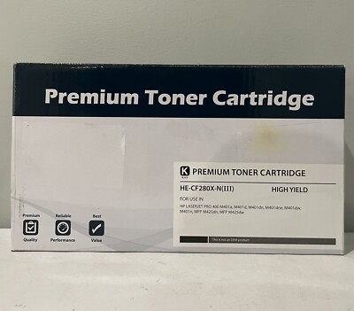 HP CF280XC 80X Compatible Premium Black Toner High Yield LaserJet Pro ...
