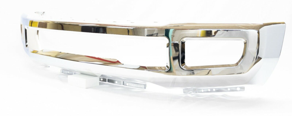 NEW Chrome Steel Front Bumper For 2017-2019 Ford F-250 F-350 Super Duty ...