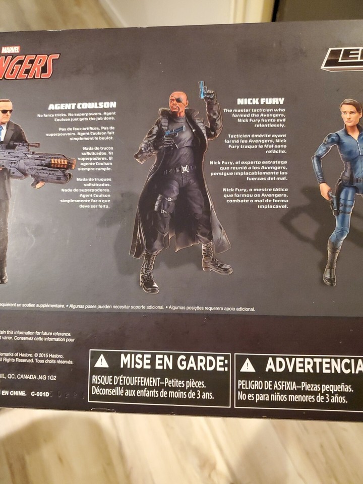 Marvel Legends Agents of Shield Coulson Nick Fury Maria Hill 3 Pack ...