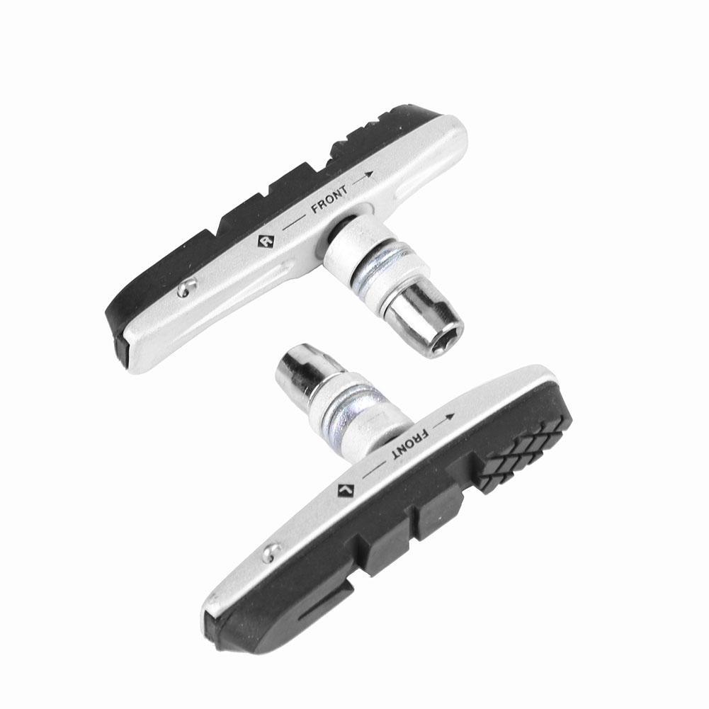 1 Pair MTB Road Bike V Brake Pads Rubber Brake Holder Blocks Shoes ...