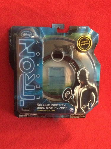 Tron Legacy Deluxe Identity Disc SAM FLYNN Spin Master Disney Factory ...