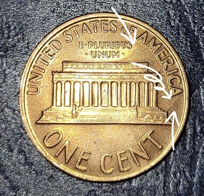 1968 Lincoln Memorial Penny With Minor Dash Clash MS Brilliant ...